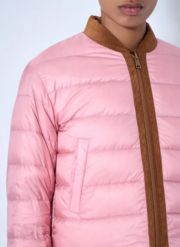 Moncler Blageon Corduroy Reversible Down Jacket