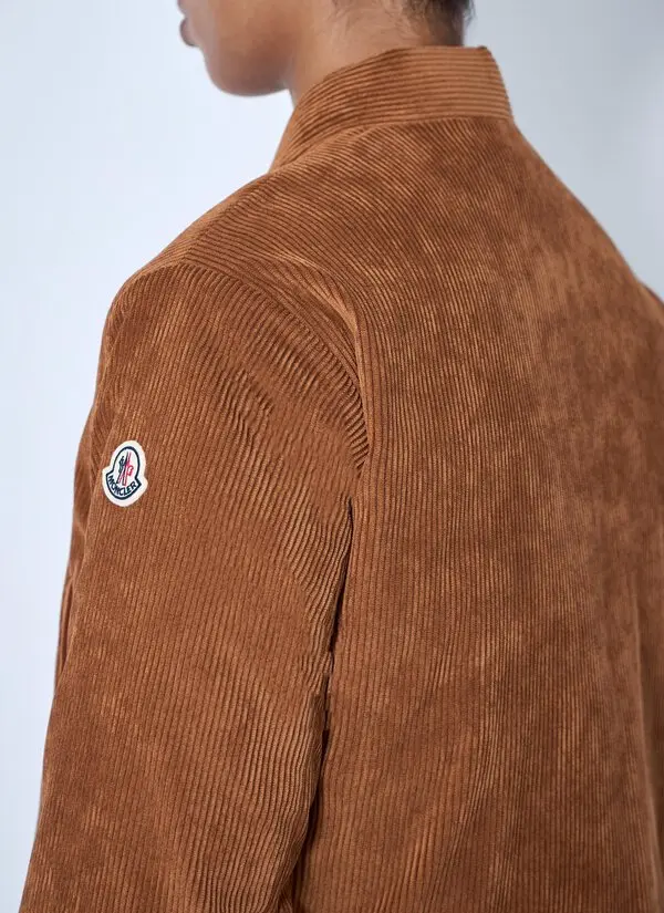 Moncler Blageon Corduroy Reversible Down Jacket