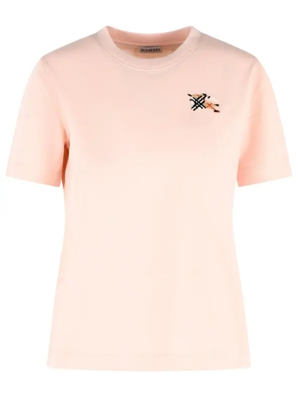 Burberry Frankie Cotton T-shirt - Pink