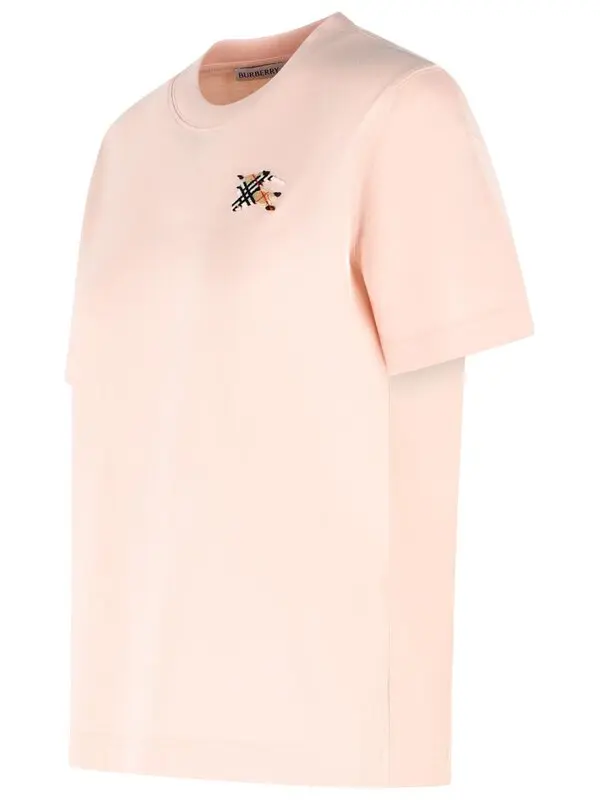 Burberry Frankie Cotton T-shirt - Pink