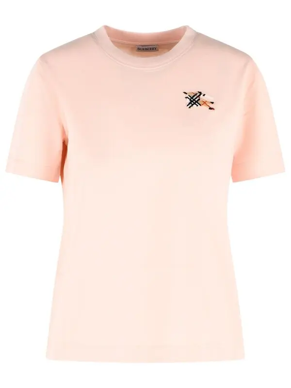 Burberry Frankie Cotton T-shirt - Pink