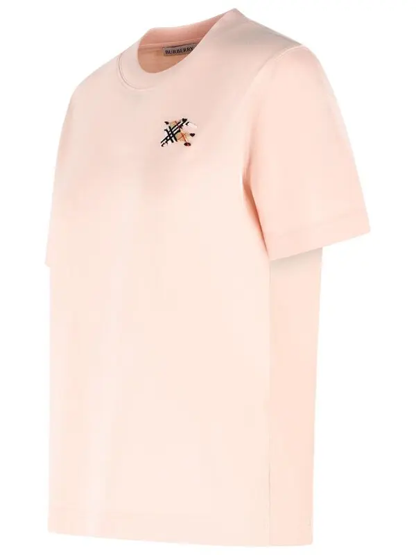 Burberry Frankie Cotton T-shirt - Pink