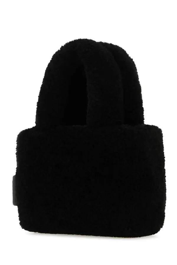 Amina Muaddi Shearling Amini Giuly Handbag