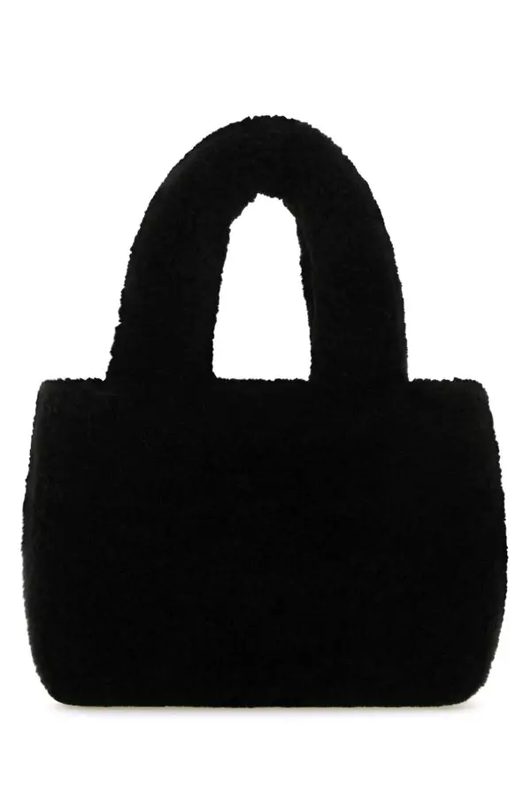 Amina Muaddi Shearling Amini Giuly Handbag
