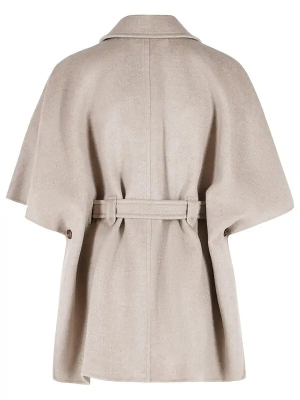 Max Mara Nettare Cashmere Cape - Cream
