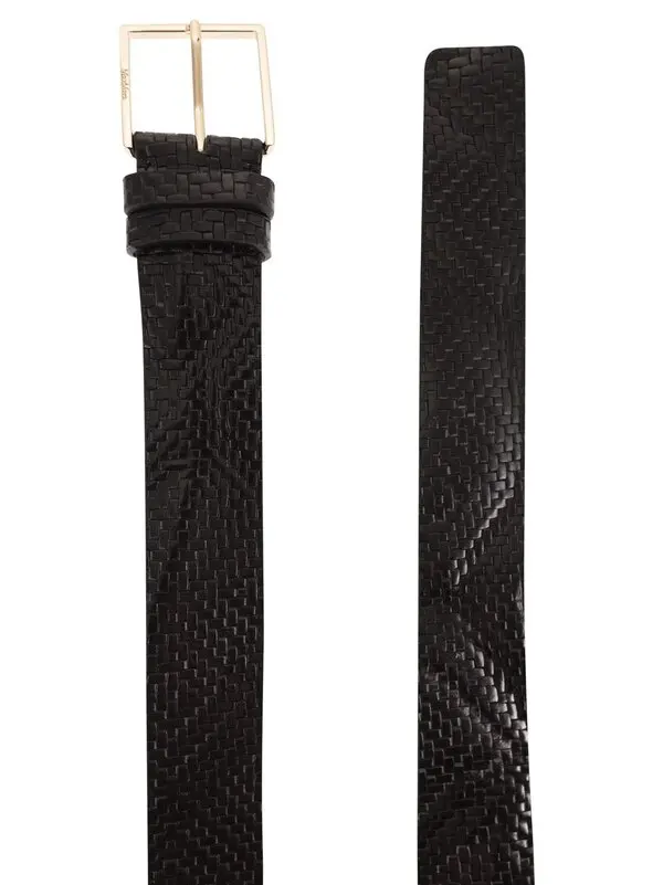 Max Mara Mxatrine Braided Leather Belt
