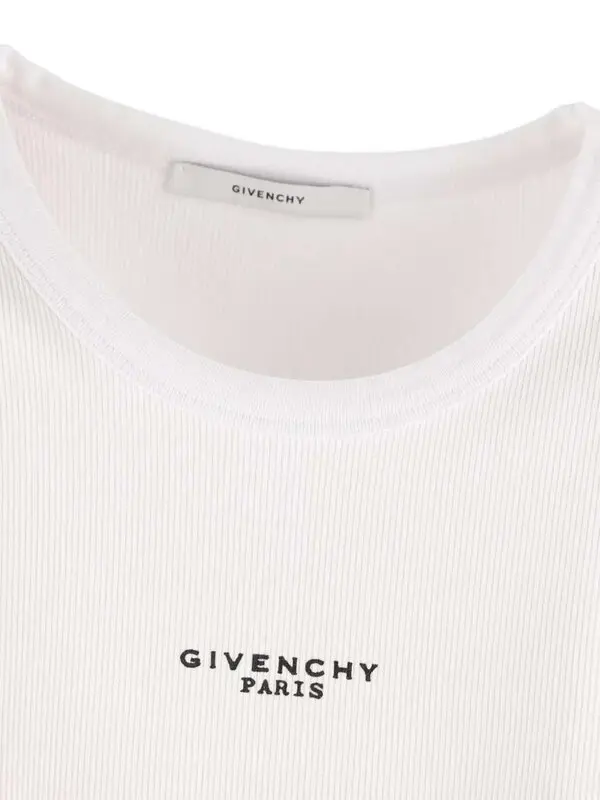 Givenchy Ribbed Tank Top With Logo