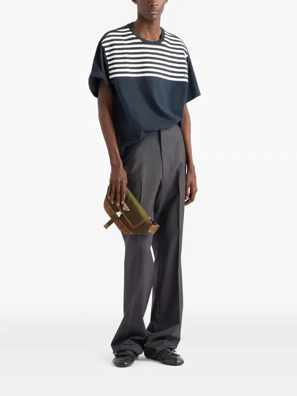 Prada Re-nylon And Suede Belt Bag