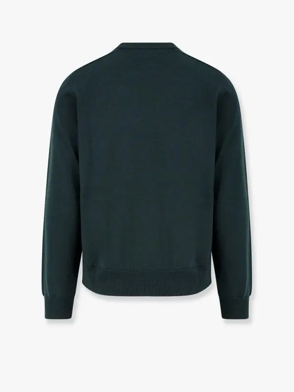 Celine Wool Sweater With Embroidered Logo On The Front