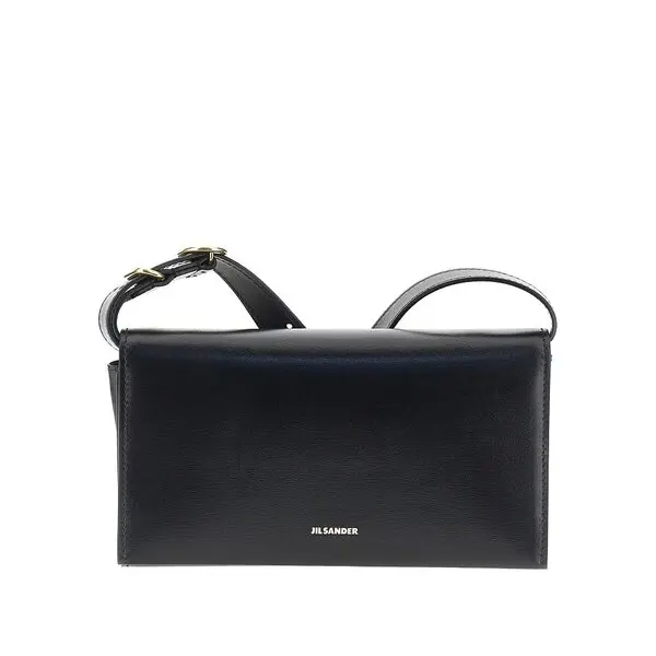 JIL SANDER All-day Leather Bag - Black