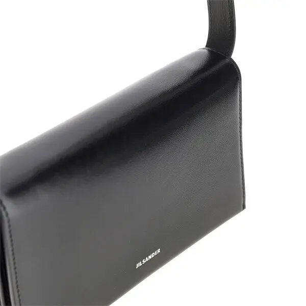 JIL SANDER All-day Leather Bag - Black