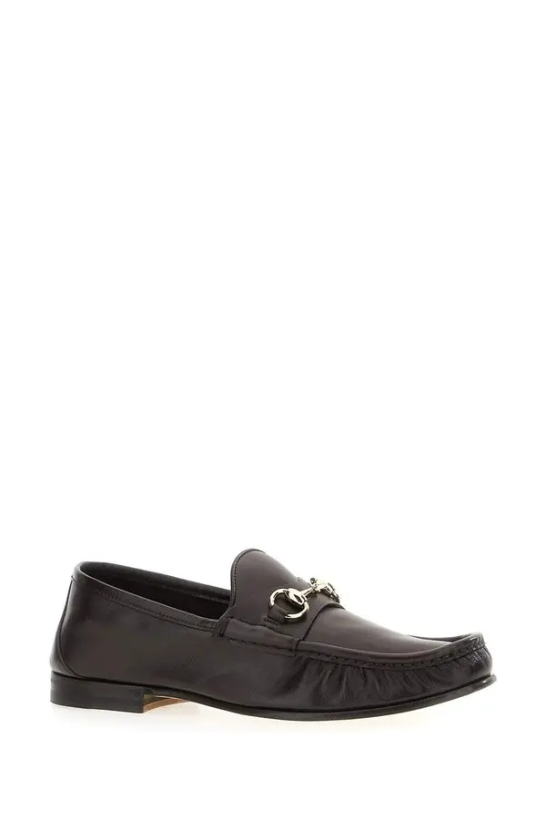 Gucci Leather Horsebit Loafers - Multicolor