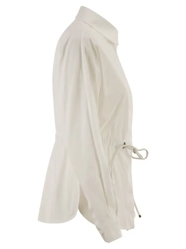 Max Mara Cotton Poplin Shirt - White