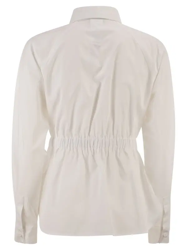 Max Mara Cotton Poplin Shirt - White