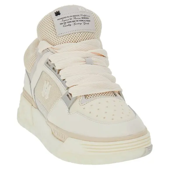 Amiri Leather And Mesh Ma-1 Sneakers - White