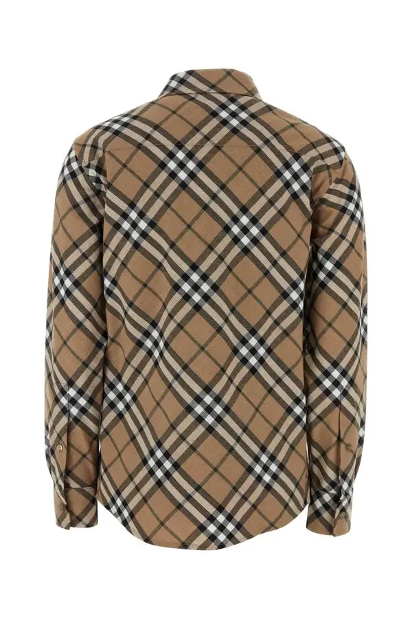 Burberry Embroidered Polyester Blend Shirt