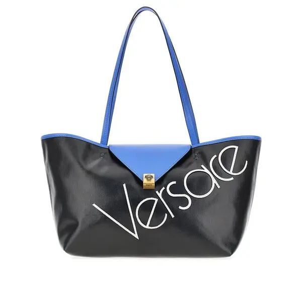 Versace Small Vivian Shopping Bag - Black