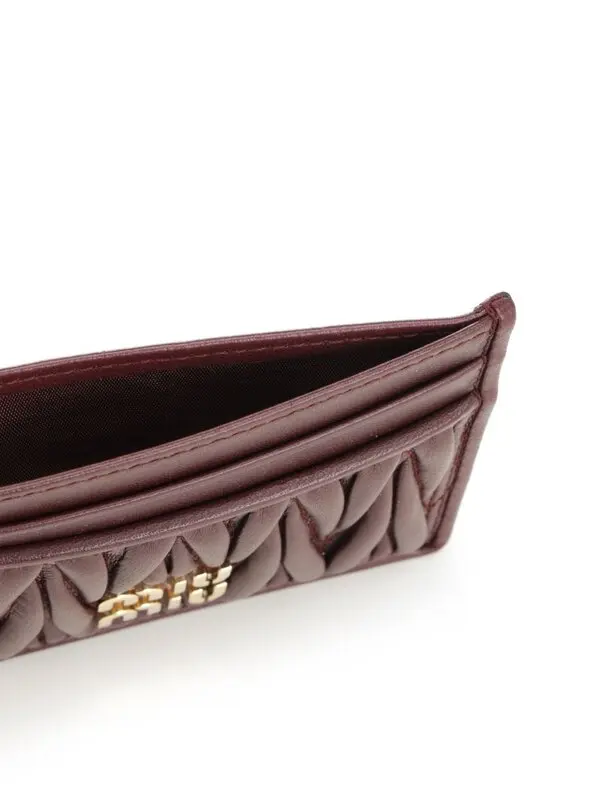 Miu Miu Quilted Card Holder