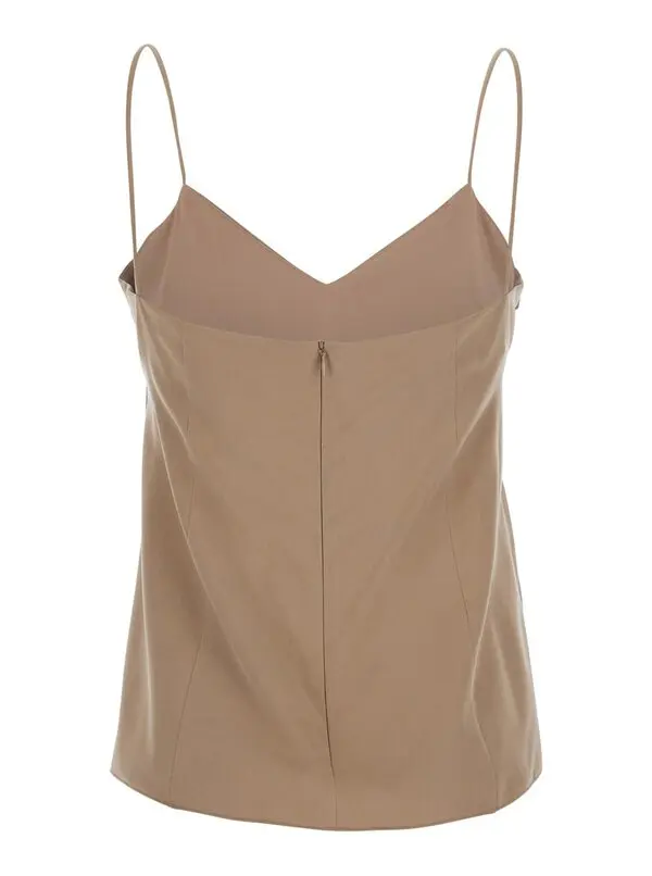 Max Mara Umbia Silk Tank Top - Cream