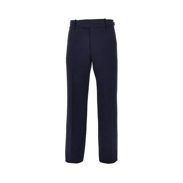 Dolce & Gabbana Wool Pants With Waist Straps