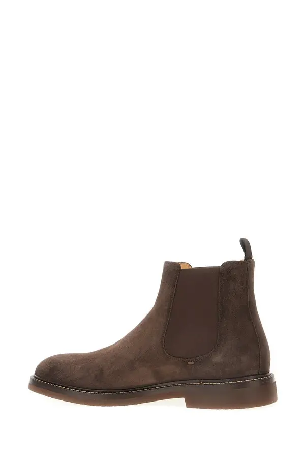 Brunello Cucinelli Suede Chelsea Boots
