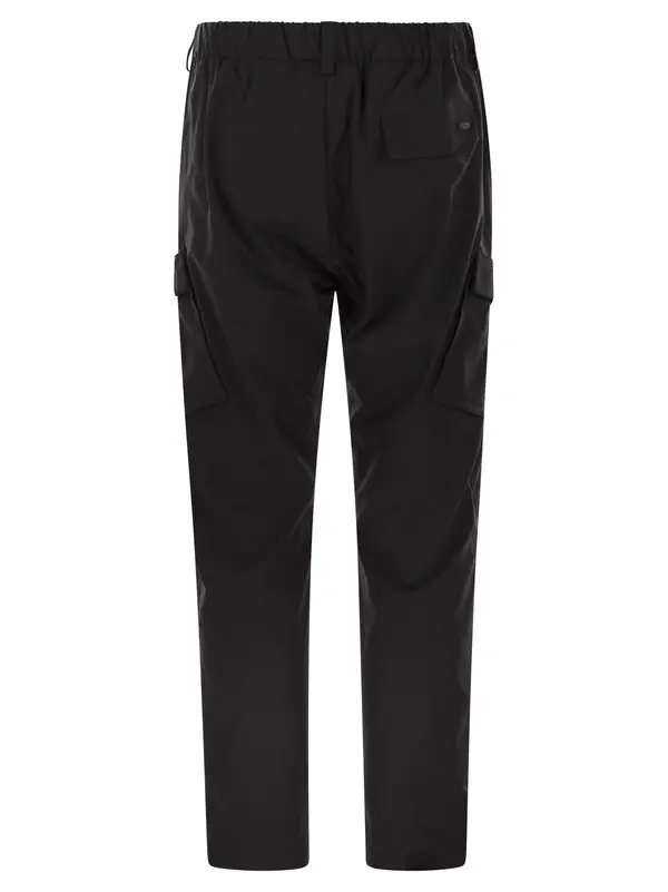 Herno Cargo Trousers With Mechanical Stretch Yarn