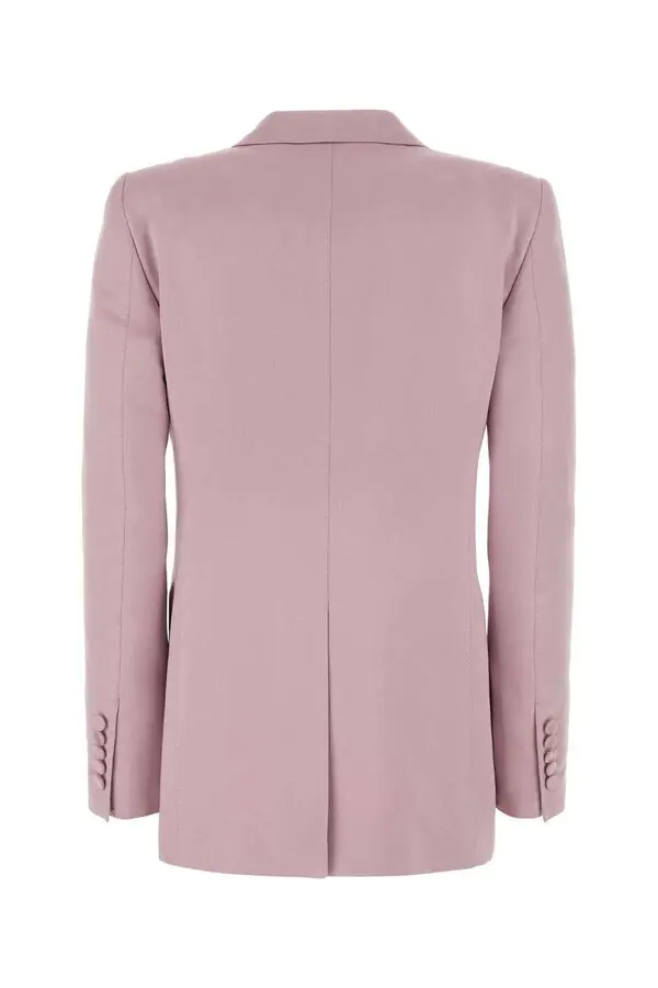 TOM FORD Cotton Blend Blazer - Pink