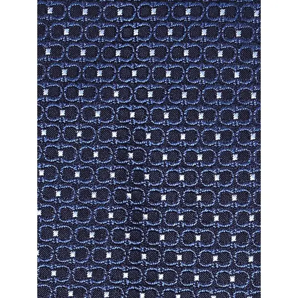 FERRAGAMO Silk Neck Ties - Blue