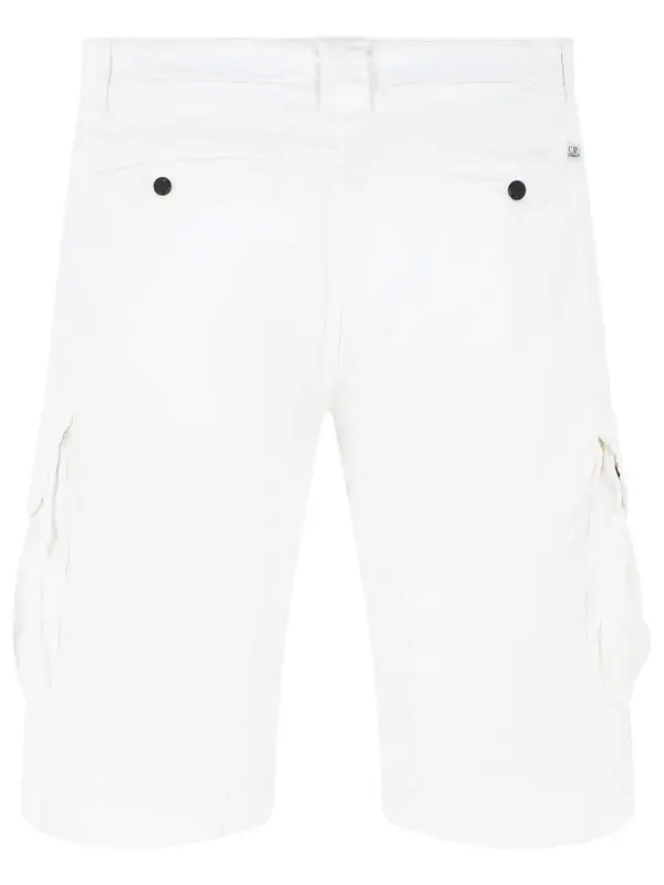 C.P. COMPANY Cotton Cargo Shorts - White