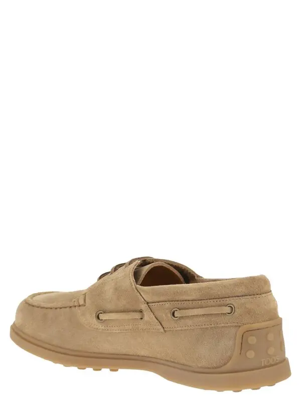 TOD'S Suede Boat Shoe