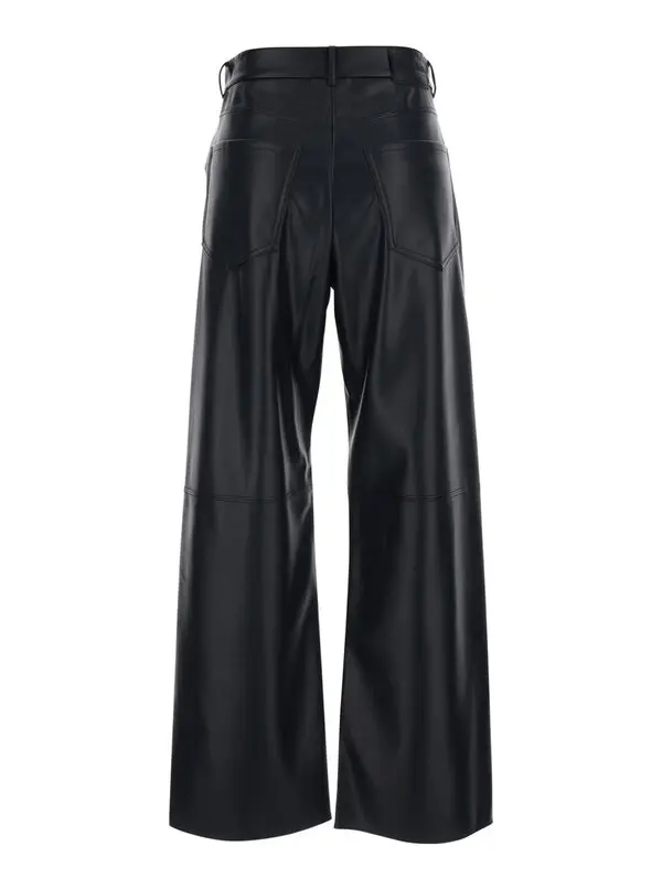 Max Mara Ecopelather Pants - Multicolor