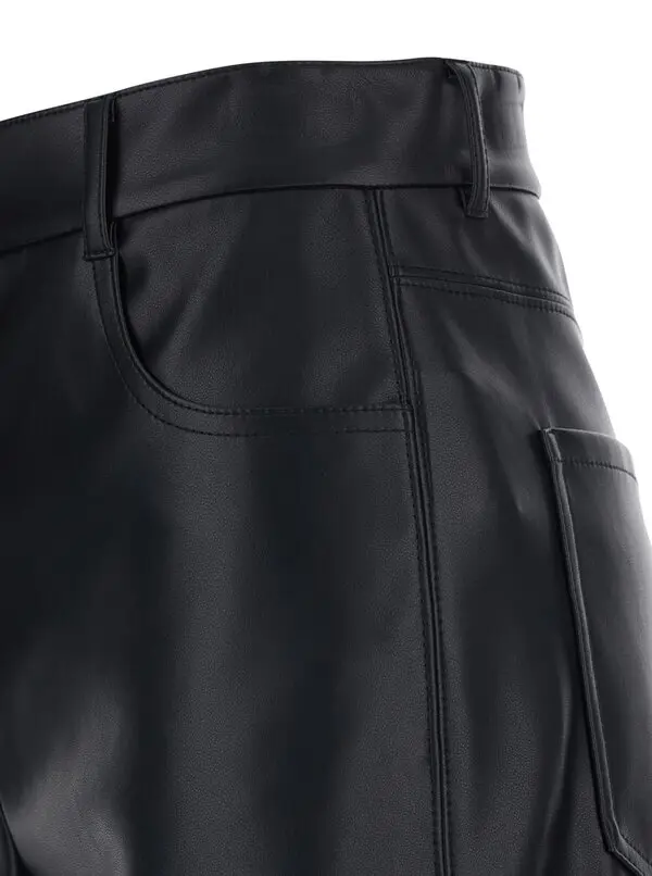 Max Mara Ecopelather Pants - Multicolor