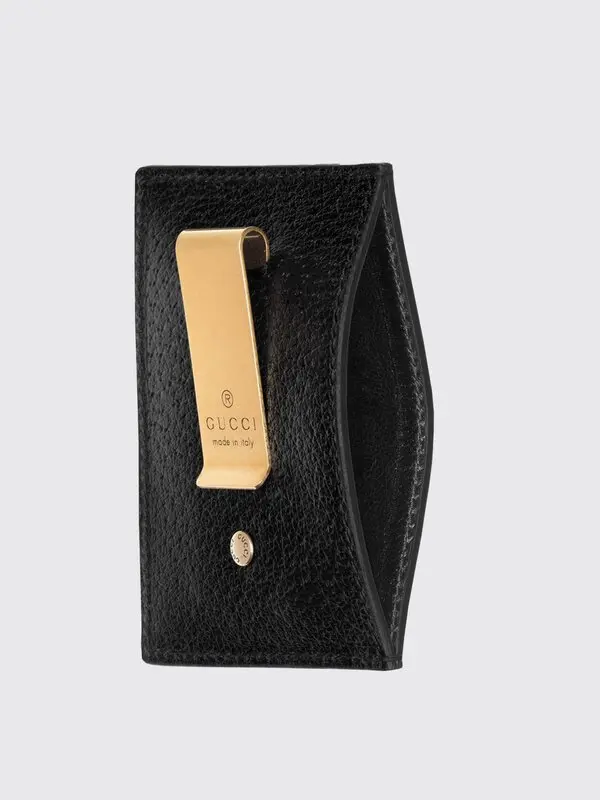 Gucci Gg Marmont Credit Card Holder In Leather