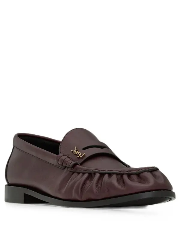 Saint Laurent Le Loafer Supple In Smooth Leather