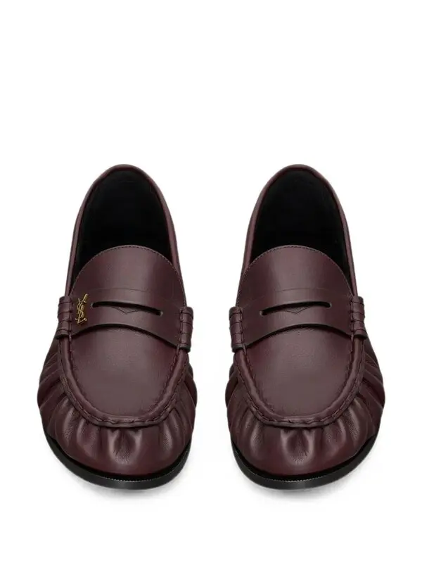 Saint Laurent Le Loafer Supple In Smooth Leather