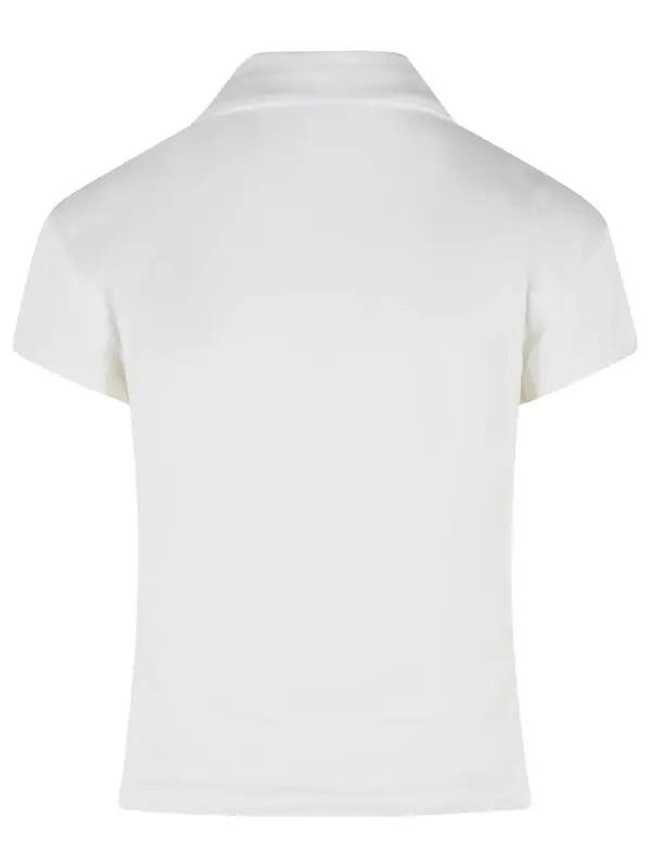 COURREGES Polyester Polo Shirt - White