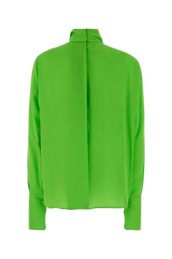 TOM FORD Fluo Georgette Blouse - Green