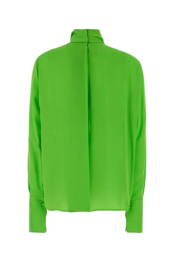 TOM FORD Fluo Georgette Blouse - Green