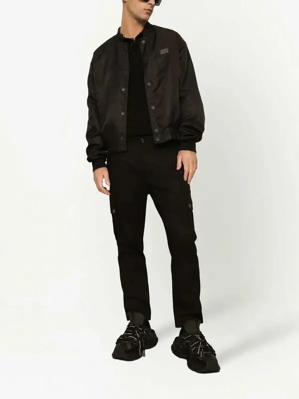 Dolce & Gabbana Virgin Wool Polo With Logo