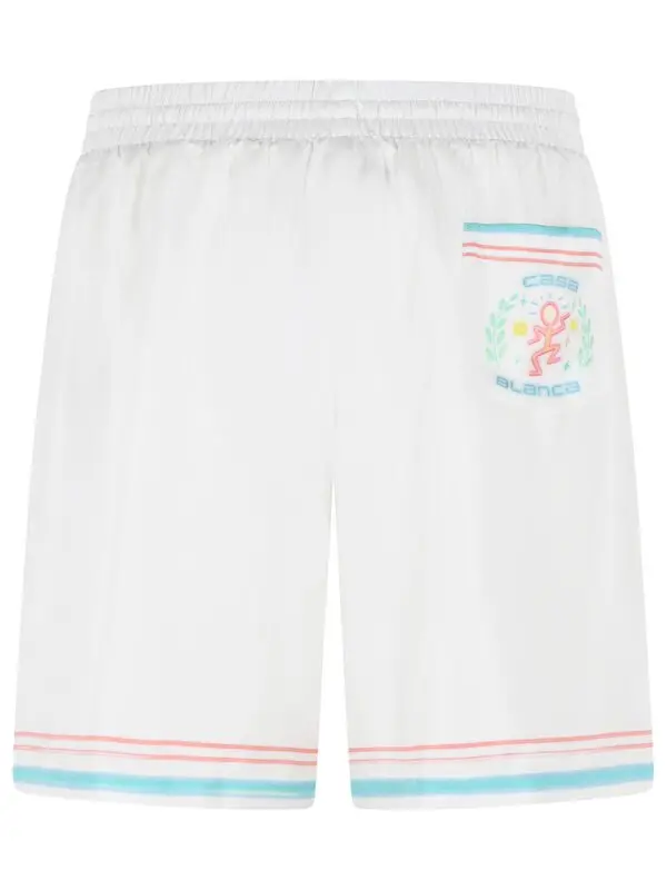 Casablanca Dance Joy' Silk Twill Shorts