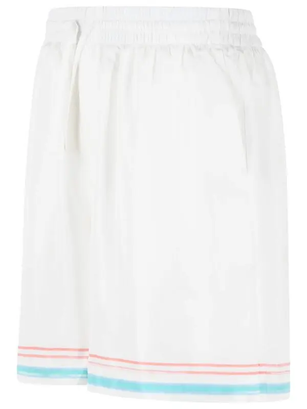 Casablanca Silk Twill Shorts