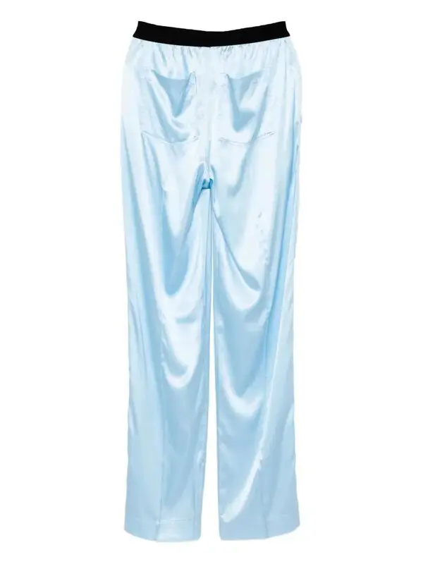 TOM FORD Satin Trousers - Blue