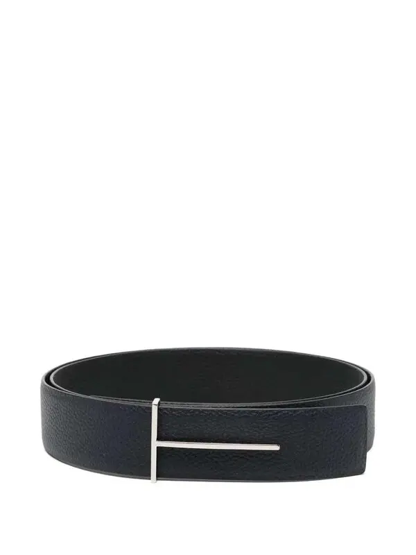 TOM FORD Reversible Leather Belt - Blue
