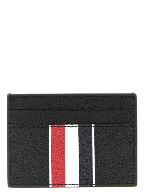 Thom Browne Rwb Card Holder - Black