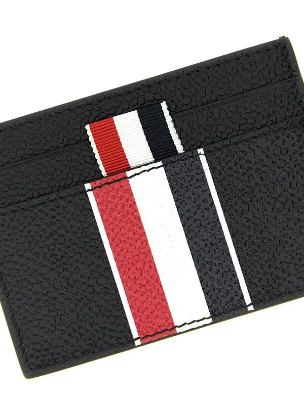 Thom Browne Rwb Card Holder - Black