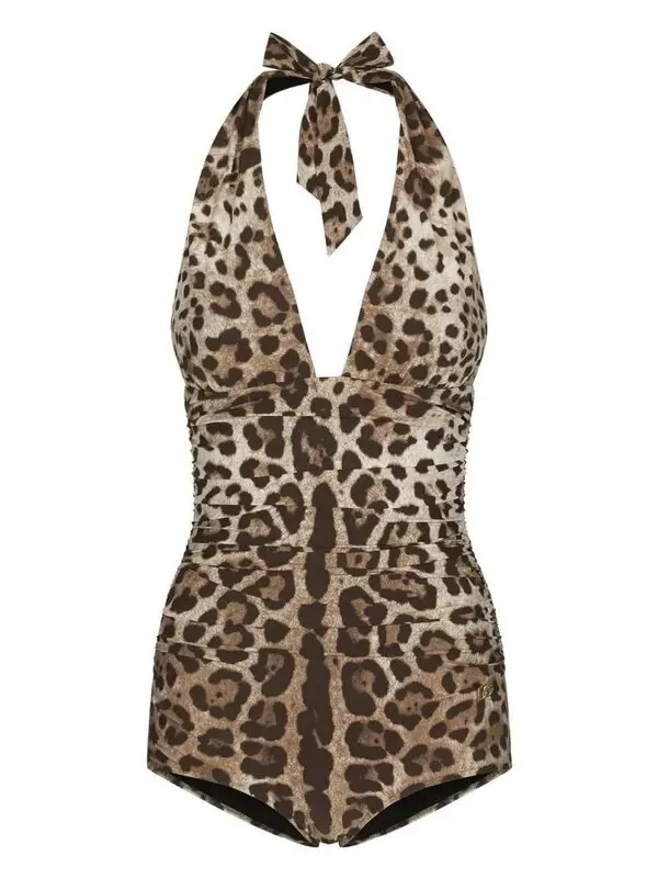 Dolce & Gabbana Printed One-piece Swimsuit