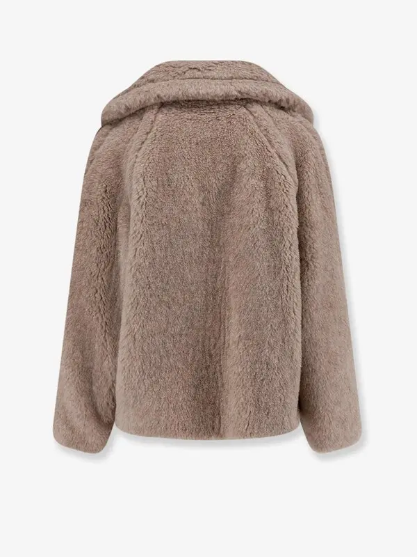 Max Mara Alpaca And Cashmere Fur Jacket - Multicolor