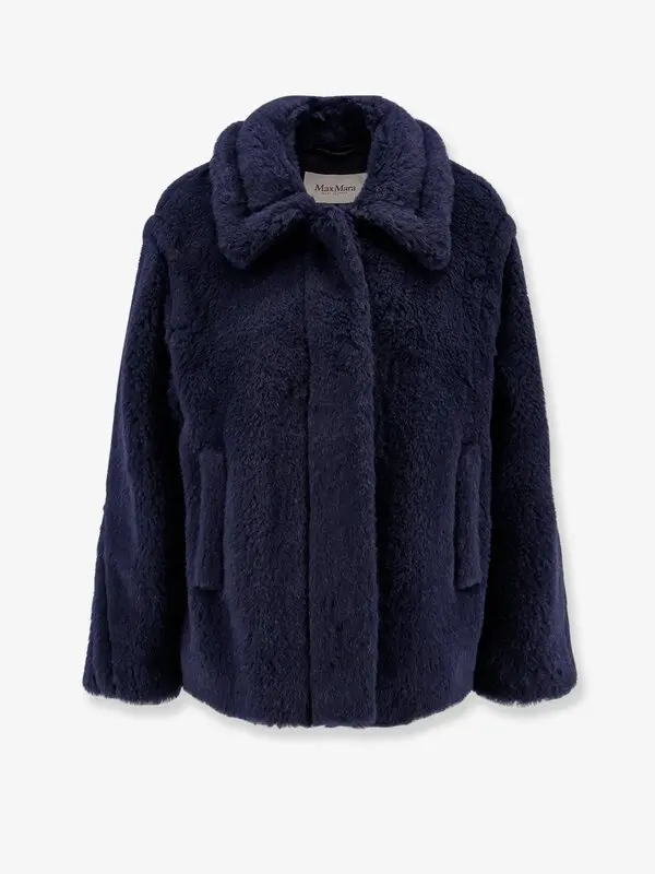 Max Mara Mxmfuggito Alpaca And Virgin Wool Fur Jacket - Multicolor