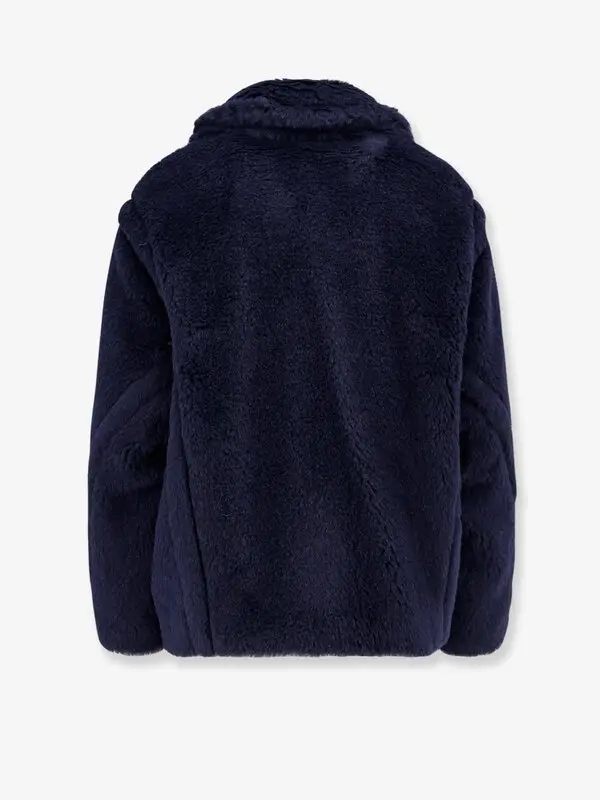Max Mara Mxmfuggito Alpaca And Virgin Wool Fur Jacket - Multicolor