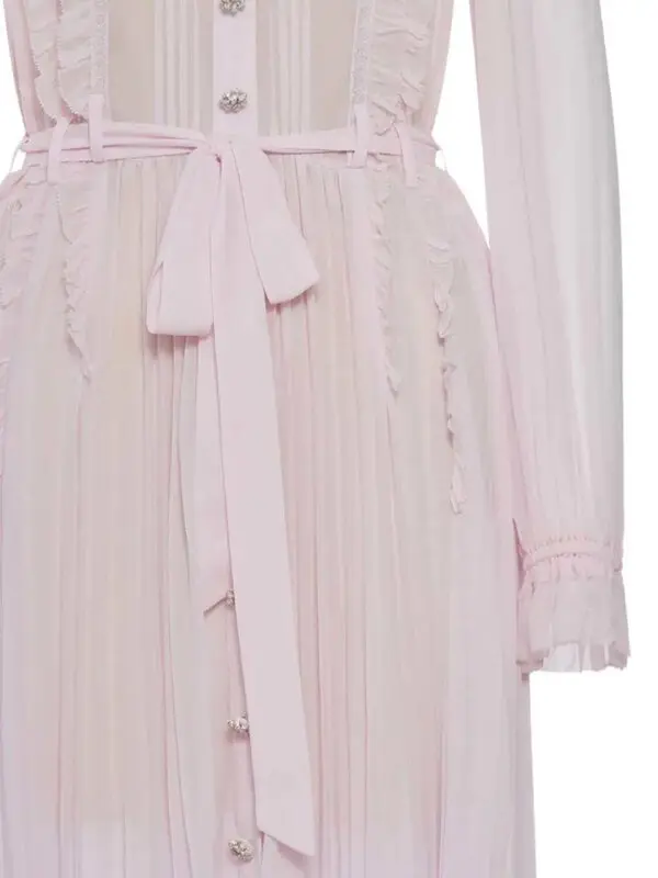 SELF-PORTRAIT Pleated Dress